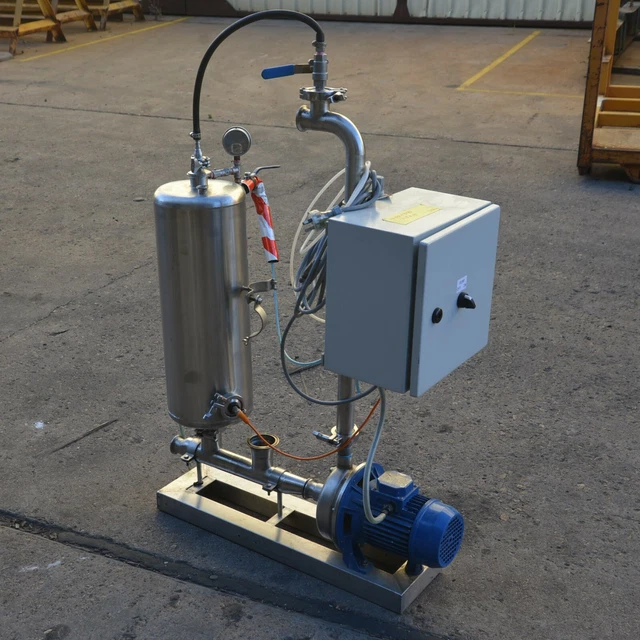 STAINLESS PRESSURE VESSEL cross flow filtration system pump CIP Ball ...