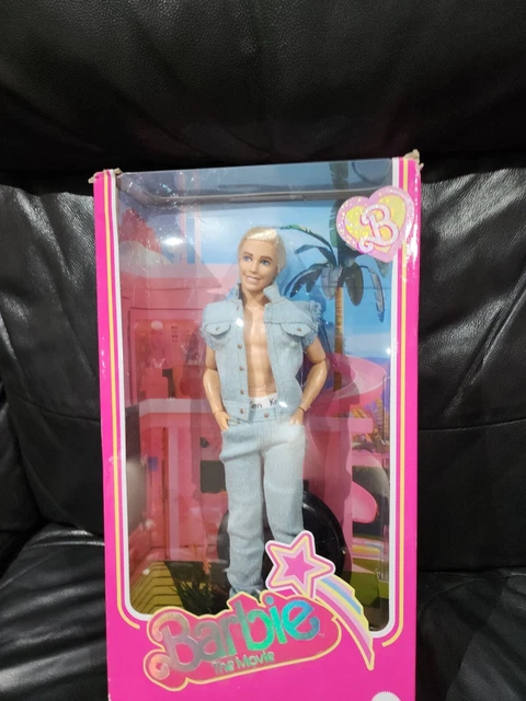 KEN: BARBIE THE Movie Collectible Ken Doll Wearing All-Denim Matching ...