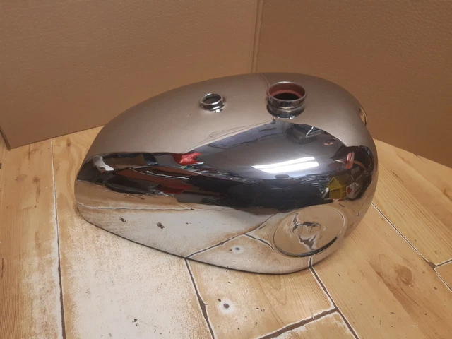 BSA A7 SS Chrome Petrol Gas Fuel Tank - 42-8103 £320.00 - PicClick UK