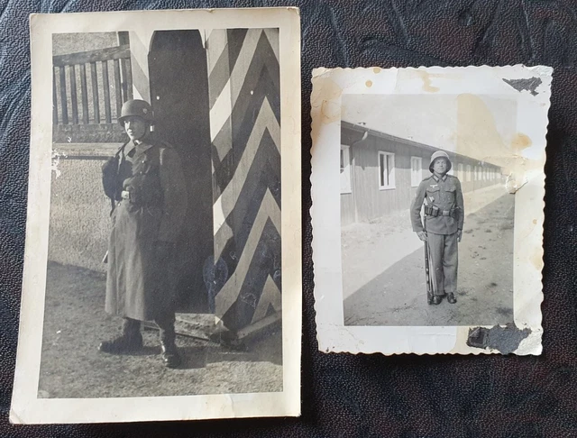 ORIGINAL GERMAN WW2 PHOTOGRAPHs Soldiers On Guard Duty EUR 7,09 ...