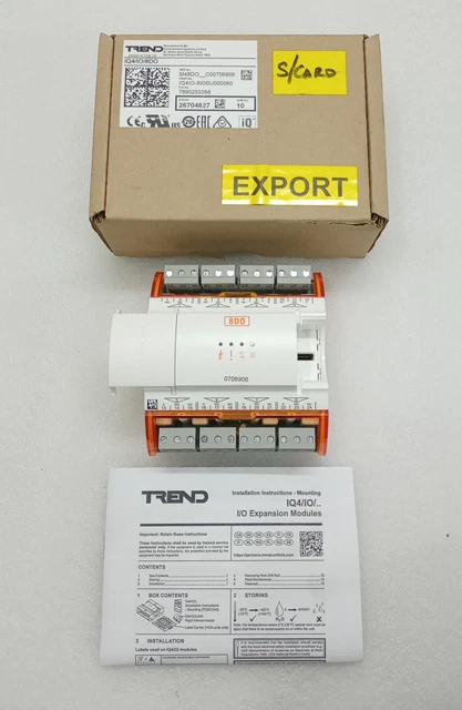 TREND IQ4/IO/8DO EXPANSION Module £156.02 - PicClick UK