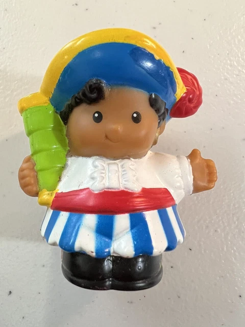 FISHER PRICE LITTLE People PIRATE BOAT CAPTAIN BOY Mayflower ...