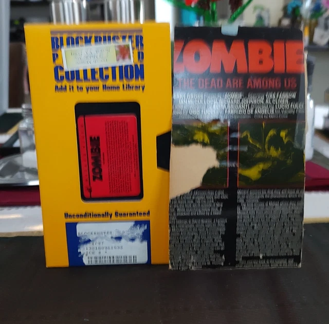 ZOMBIE VHS HORROR Blockbuster Pre-Viewed Collection (Rare!) £38.97 ...