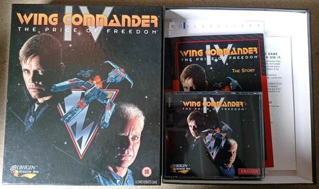 WING COMMANDER IV 4 The Price of Freedom - Big Box Vintage PC Game CD ...