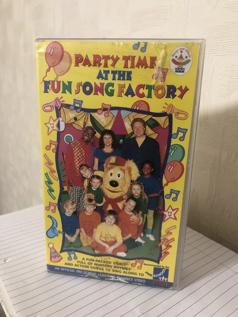 PARTY TIME AT The Fun Song Factory - VHS Tape - Pre School Learning ...