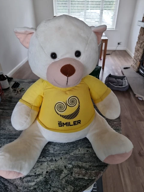 RARE, THE SMILER, Alton Towers Theme Park, Soft Plush Yellow Teddy Bear ...