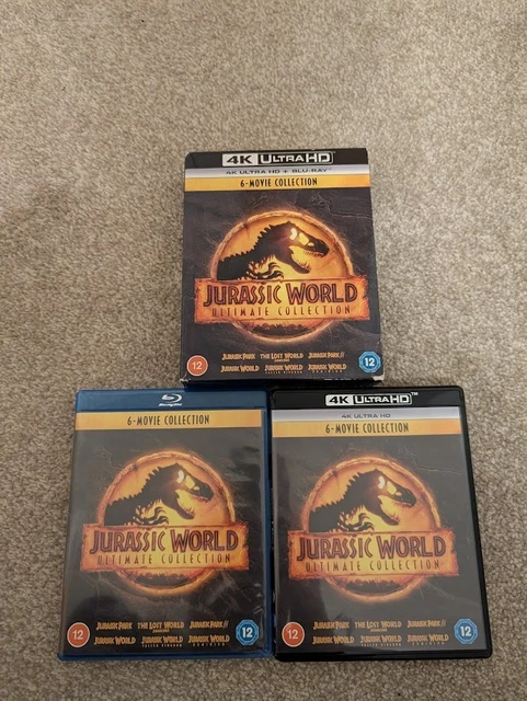 JURASSIC WORLD/JURASSIC PARK Ultimate Collection 4K UHD (6 Discs) £34. ...