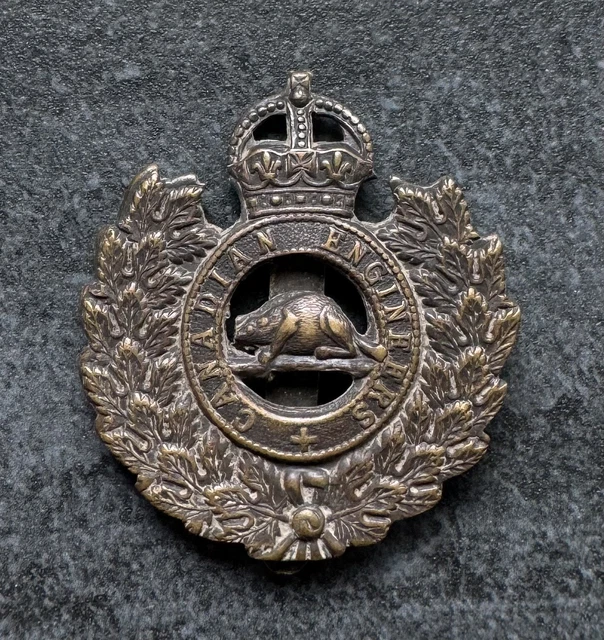 GENUINE CANADA CANADIAN Engineers CEF Cap Badge £25.00 - PicClick UK