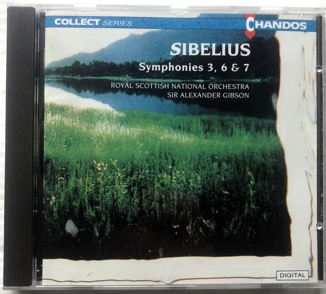 SIBELIUS: SYMPHONIES NOS. 3, 6 & 7 by Alexander Gibson / Royal Scottish ...