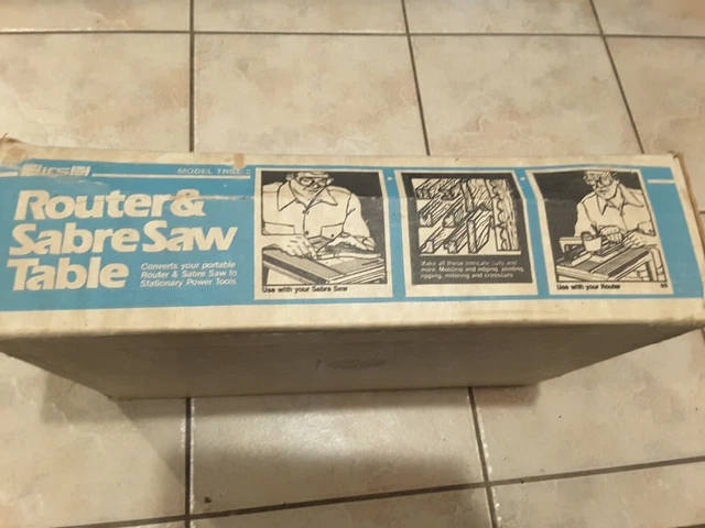 VINTAGE HIRSH #8LA1266 Router & Sabre Saw Table 18" x 14 1/2" x "x13 ...
