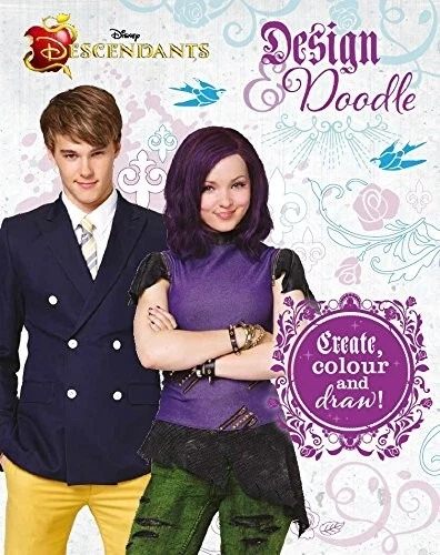 DISNEY DESCENDANTS ACTIVITY book- Design & Doodle- NEW! £4.99 - PicClick UK