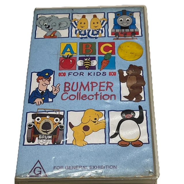 ABC FOR KIDS Bumper Collection VHS Rare Vintage 90s Merchandise ...