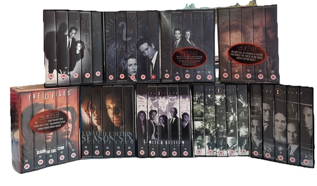 X FILES - Complete VHS (PAL UK) Box Sets -Seasons 1-9 £57.90 - PicClick UK
