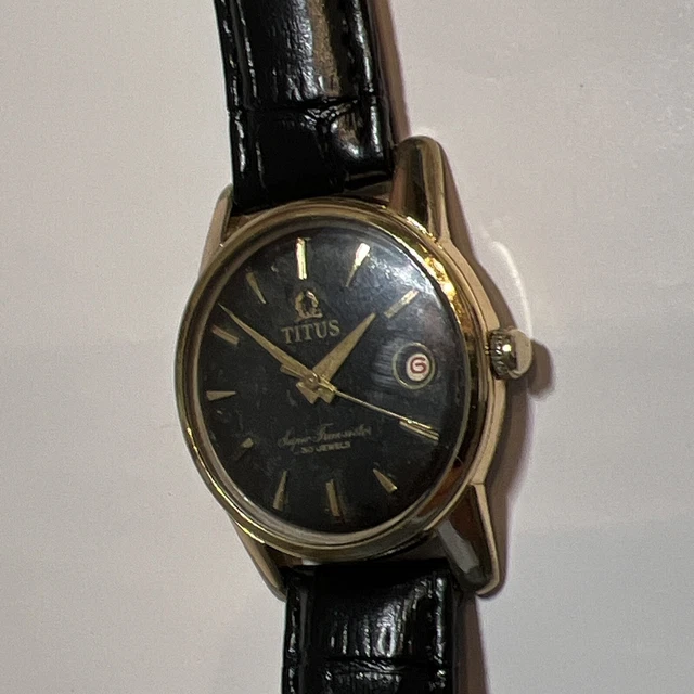 TITUS AUTOMATIC WATCH Mens Super Transistor Swiss 30J EUR 167,41 ...