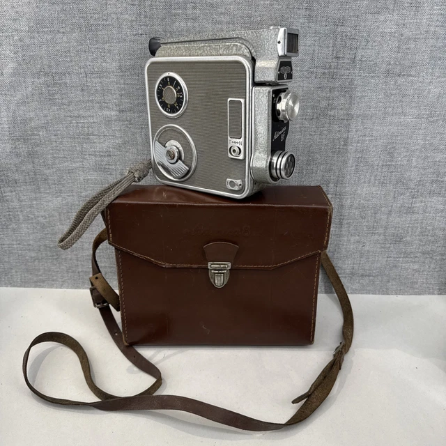 MEOPTA ADMICA 8F 8mm Cine Movie Camera Leather Case (Untested For ...