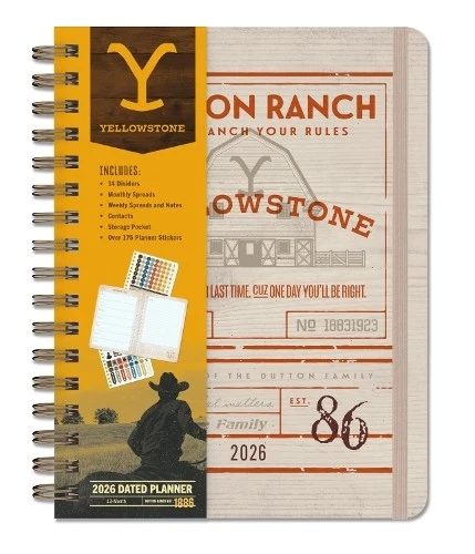 INSIGHT EDITION 2026 Yellowstone: The Dutton Ranch 13 (Spiral Bound ...
