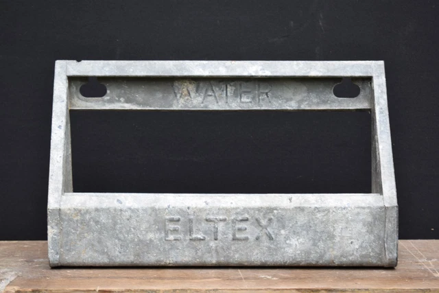 VINTAGE ELTEX WATER Trough | Chicken Feeder | Old Galvanised Trough ...