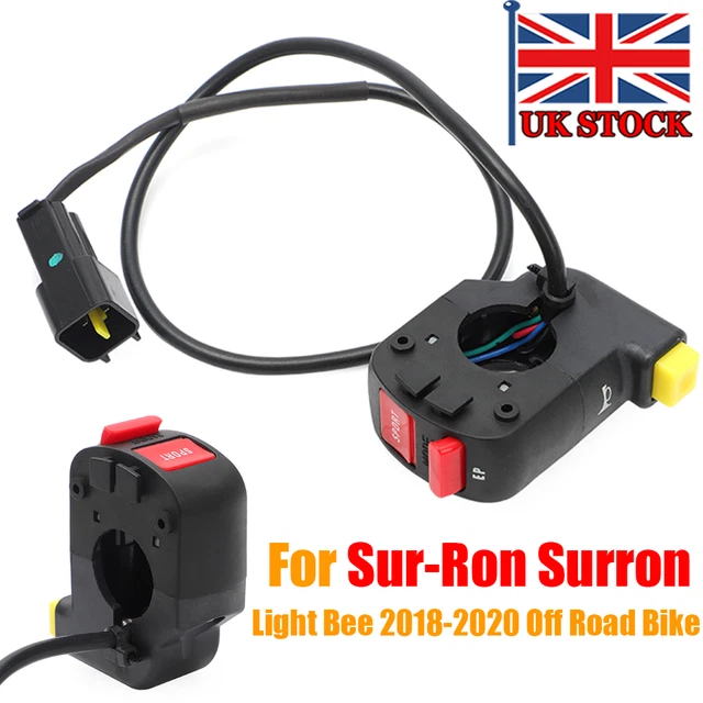 FOR SUR RON Surron Light Bee Left Combination Switch w/Horn Button Plug ...