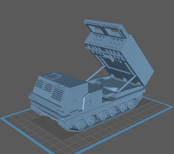 BRITISH ARMY M270 MLRS model vehicle resin 3D printed various scales ...
