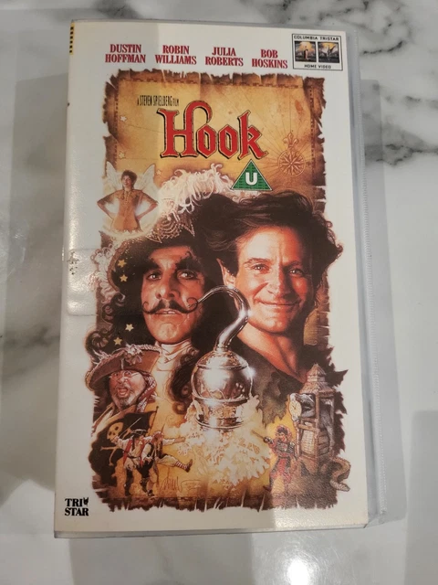 ORIGINAL & RARE 1991/92 HOOK Film VHS VIDEO with ROBIN WILLIAMS & JULIA ROBERTS £4.99 - PicClick UK