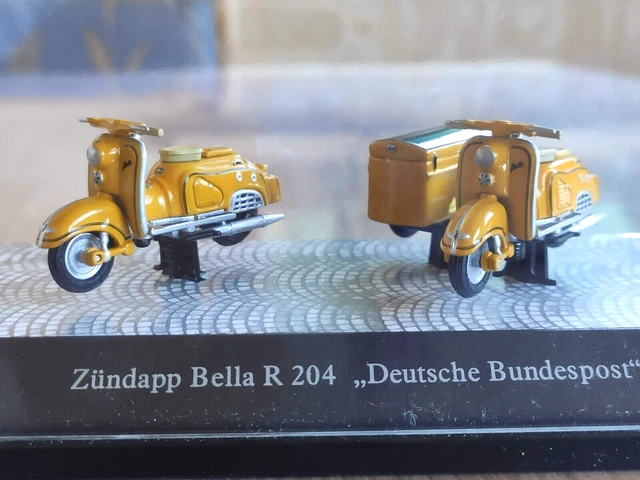 MODELL, ROLLER, ZÜNDAPP Bella R 204 "Deutsche Post", original verpackt ...