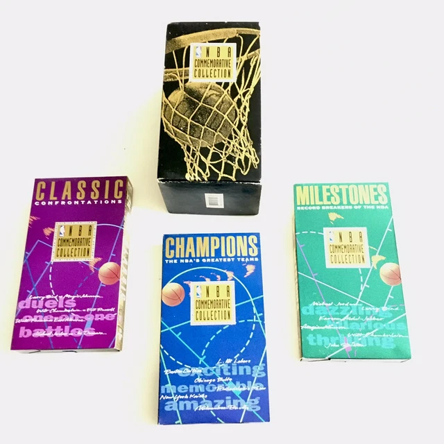NBA COMMEMORATIVE COLLECTION VHS 1992 3 Tape Set - Jordan - Bird £14.51 ...