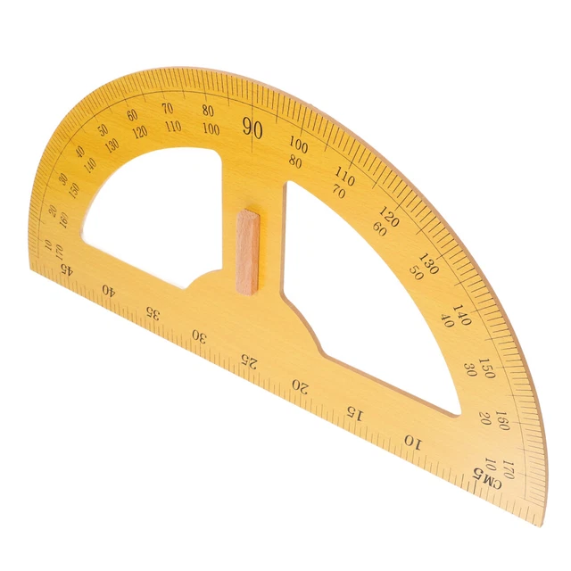 GIANT PROTRACTOR SEMI-CIRCLE Angle Protractor Measuring Tool 180 Degree ...