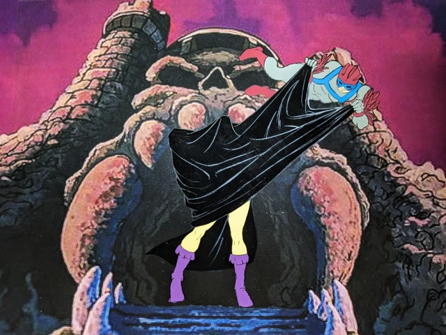 HE-MAN ANIMATION CEL vintage MOTU cartoon production art Background She ...