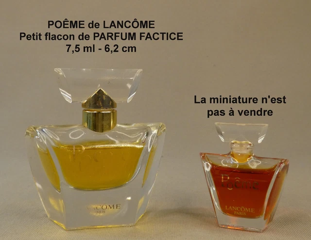 A10/ POÊME DE LANCÔME - Flacon de parfum FACTICE - 7,5 ml - 6,2 cm EUR ...