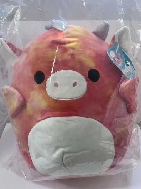 SQUISHMALLOWS ORIGINAL TIE-DYE Dragon Plush Soft Toy w/ Tag Medium £16. ...