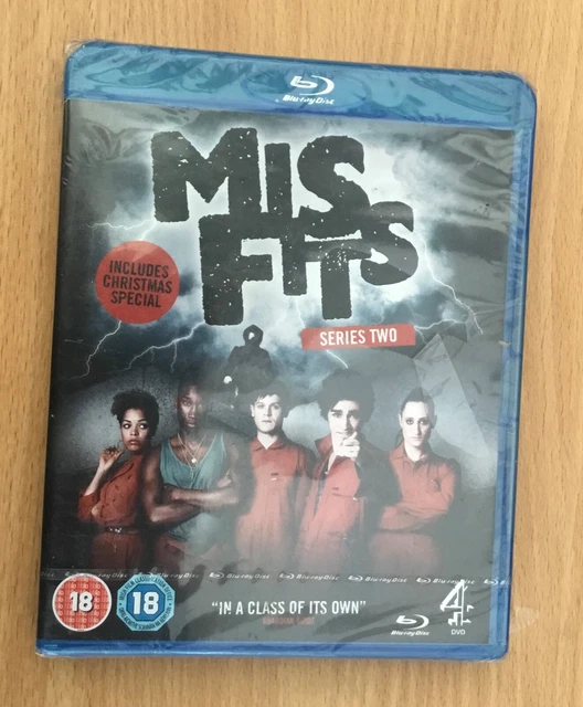 🌟MISFITS🌟COMPLETE SEASON / Series 2🌟Itv🌟Blu Ray Disc🌟Sealed🌟Uk🇬🇧Seller ...