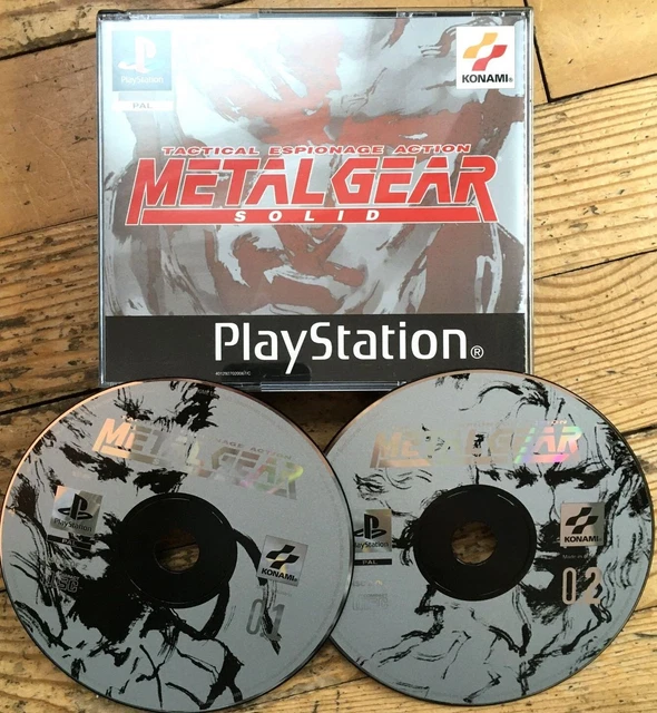 METAL GEAR SOLID 1 Black Label En Boîte Sans Notice Ps1 Pal Fr Mgs I ...