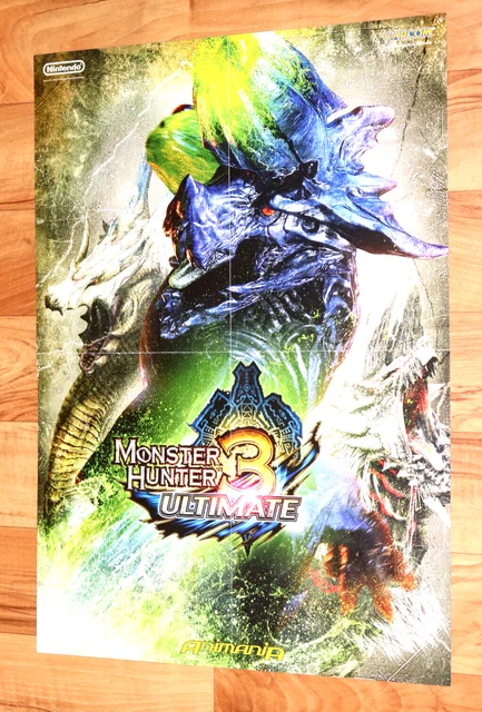 MONSTER HUNTER TRI 3 Ultimate / Ikki Tousen Dragon Girls N3ds Wii Promo ...