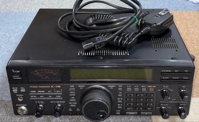 ICOM IC-736 HF 50MHz 100W ALL MODE transceiver Working $796.29 ...