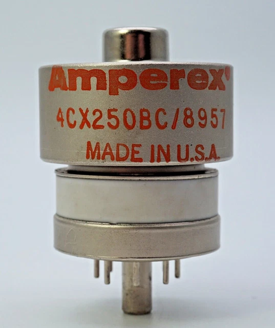 AMPEREX 4CX250BC 8957 Transmitting Tube Valve New Old Stock (V46) £60.00 - PicClick UK