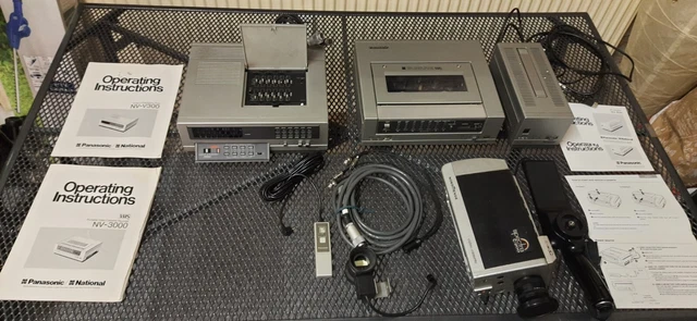 PANASONIC NV 3000 PORTABLE VHS VIDEO RECORDER + Camera, NV-B30 und NV ...