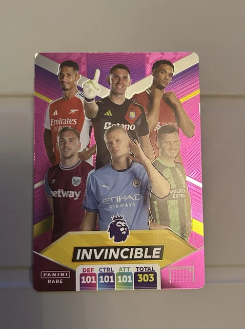 PANINI PREMIER LEAGUE Adrenalyn XL 2025 PLASMA Invincible Card 1 /1000 ...