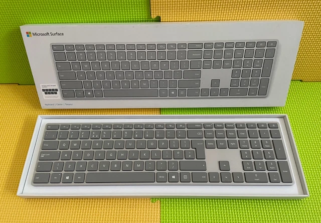 MICROSOFT SURFACE KEYBOARD Bluetooth Wireless Hardly Used Excellent ...