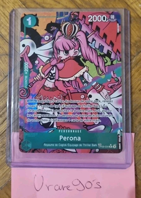 ONE PIECE TCG - PERONA - OP09-034 TR - French - NM/MINT EUR 600,00 ...