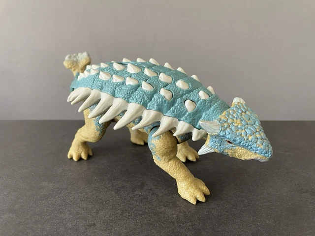 JURASSIC WORLD CAMP Cretaceous Ankylosaurus Bumpy Action Figure Mattel ...