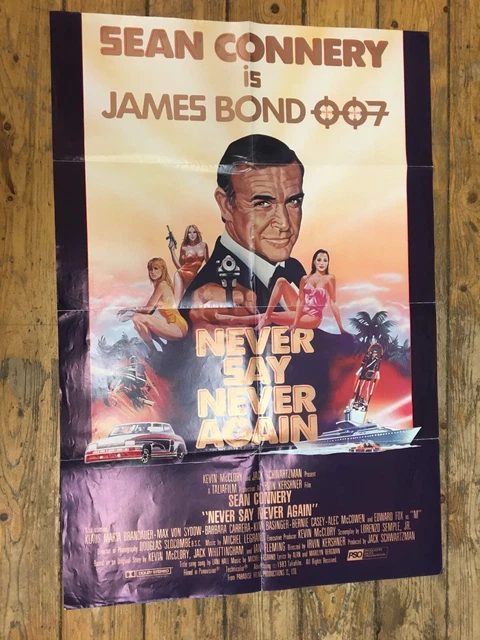 JAMES BOND - Never Say Never Again / Sean Connery - original Movie ...