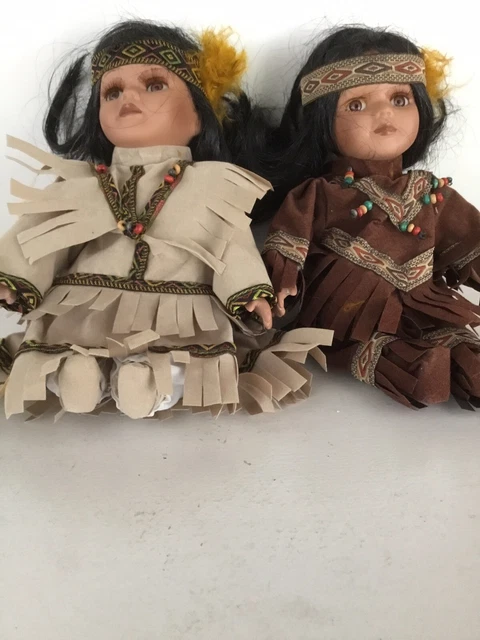 CATHAY COLLECTION NATIVE American Indian Child Porcelain Dolls Numbered ... CATHAY COLLECTION NATIVE American Indian Child Porcelain Dolls Numbered ...