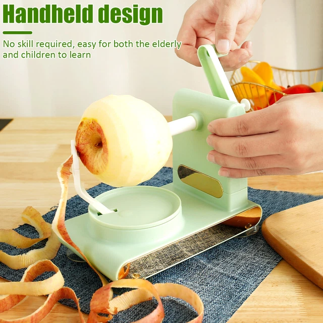 APPLE PEELER HANDHOLD Pear Peeler with Stainless Steel Blades Heavy ...