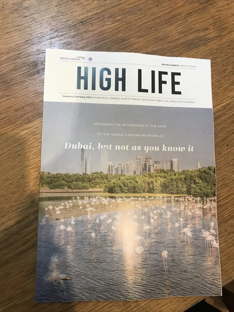 BRITISH AIRWAYS Magazine High Life January/February 2023 £5.00 ...
