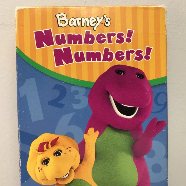BARNEY & FRIENDS Numbers Numbers VHS Video Tape BUY 2 GET 1 FREE! PBS ...