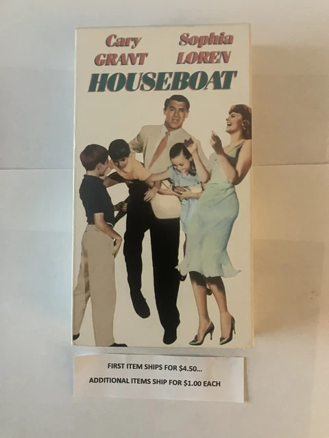 VHS TAPE Houseboat $2.75 Shipping $4.50/$1.00 £2.64 - PicClick UK