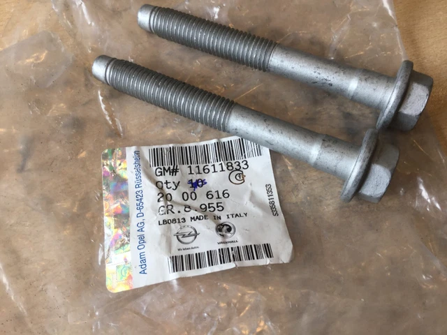 2 GENUINE VAUXHALL Insignia Front Wishbone To Subframe M12 Screws ...