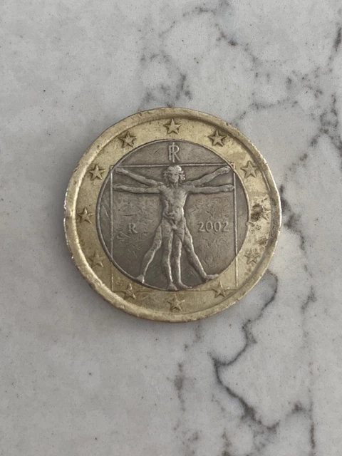 LEONARDO DA VINCI 1 Euro Coin with Rare Minting Error £0.99 - PicClick UK