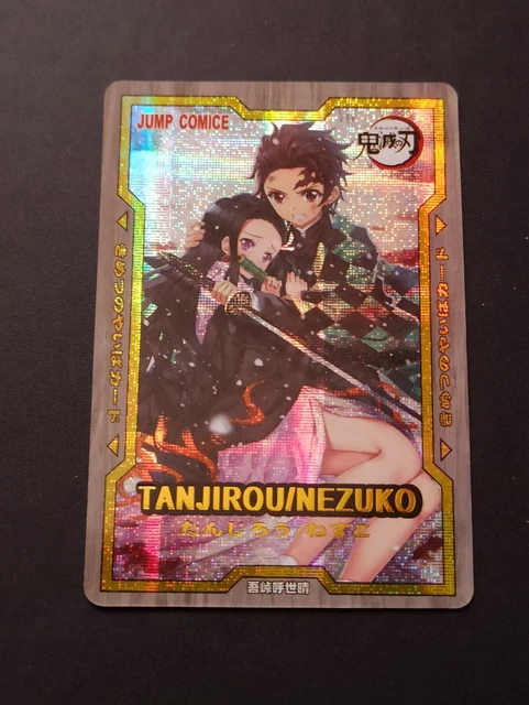 CARTE MANGA DEMON Slayer Nezuko Kamado PR Ultra Rare Tanjiro Anime ...