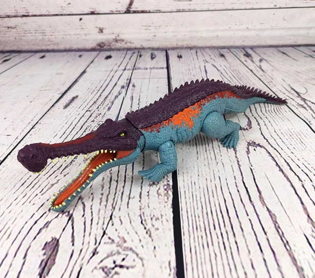 Mattel Jurassic World Massive Biters 14 Sarcosuchus Action Figure Toy Gvg68 £2249 Picclick Uk